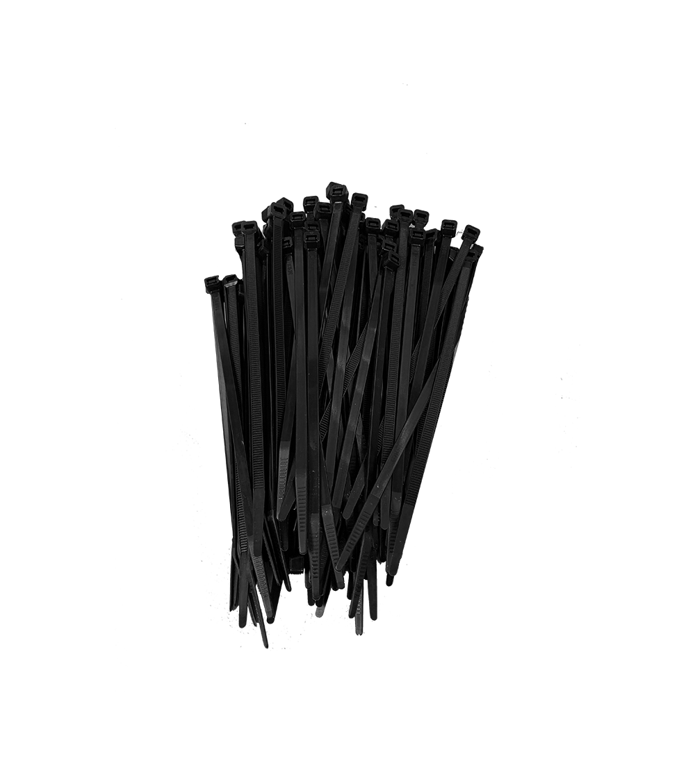Cable ties 280MM (Pack of 100) - Various Sizes - Black - Tri-Shield ...